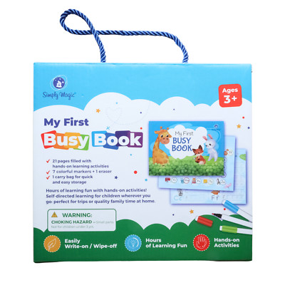 Simply magic 112PCS My First Busy Book for Toddlers 3 4 5 Years Busy ...