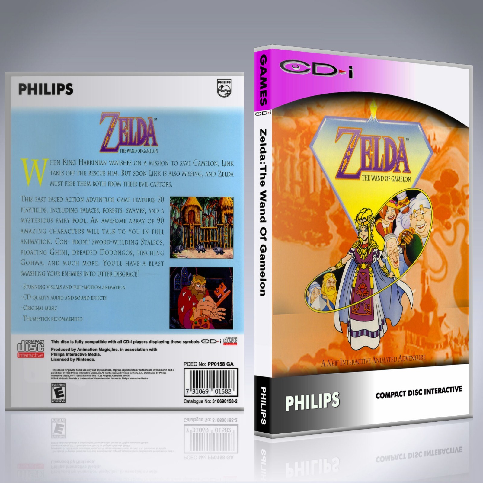 Philips CDi Custom Case - NO GAME - Zelda - The Wand of Gamelon | eBay