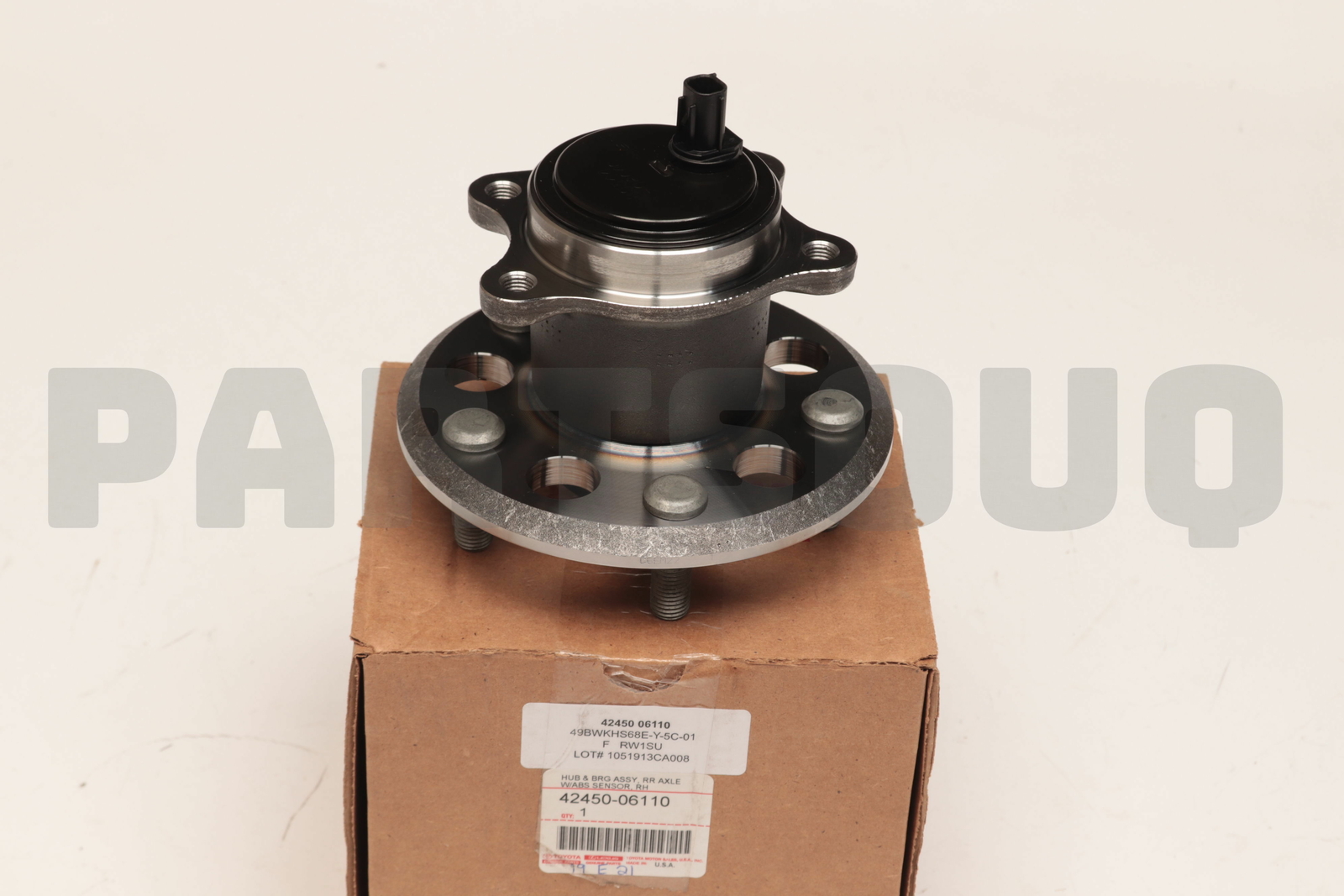 4245006110 Genuine Toyota HUB & BEARING ASSY, REAR AXLE, RH 42450-06110 ...