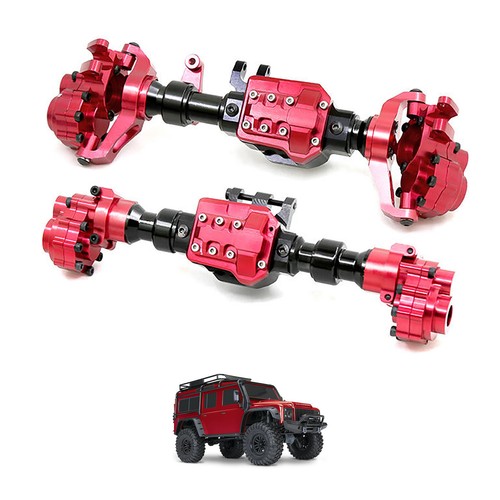 CNC Front & Rear Axle Housing Metal for Traxxas 1/10 TRX4 Defender ...