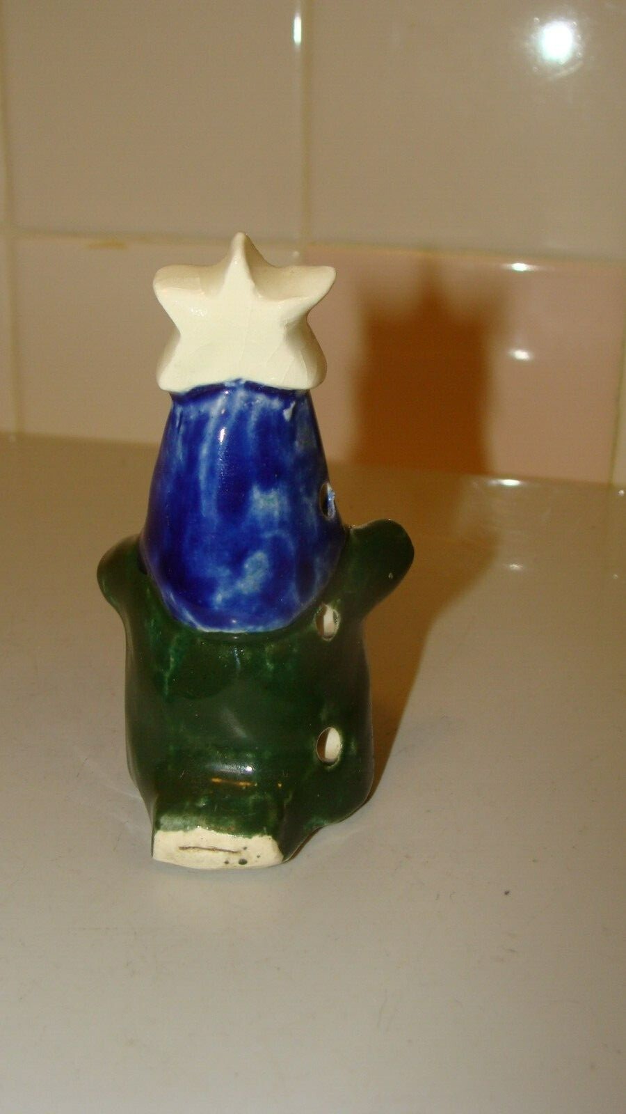 Adorable Clay Small Wizard Figurine 3.3" tall x 2.1" x 2" | eBay