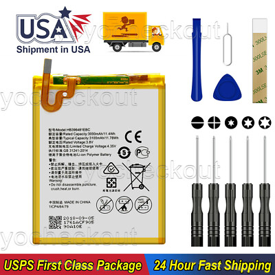 For TracFone Huawei Sensa H710VL LTE Replace Battery HB396481EBC Tool ...