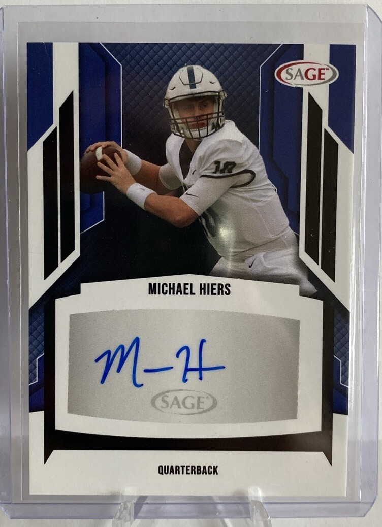 2024 Sage Hit Silver Auto Autograph Rookie RC Michael Hiers Samford ...