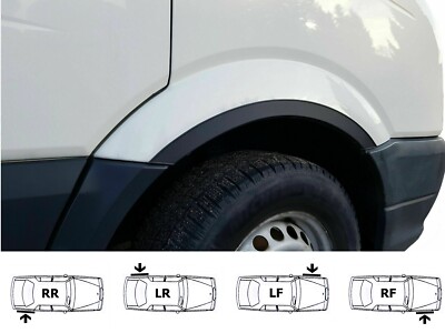 MERCEDES SPRINTER W906 brand new wings wheel arch trims Black matt ...