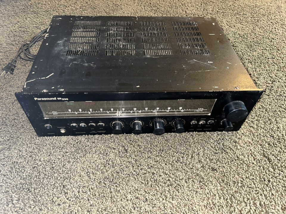 Parasound SR230 Receiver- tested- Works Vintage | eBay