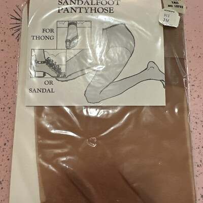 NOS Vtg Gaymode Sheer Agilon Nylons Pantyhose Tall Suntan 1960s Hudson ...