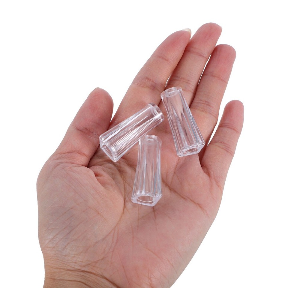 6 Pcs Window Blind Cord Pull Caps Decorative Clear Plastic Cord Ends ...