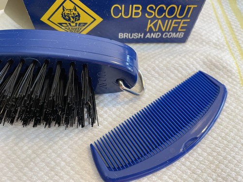 Avon Vintage Cub Scout Brush and Comb in Pocket Knife Shaped Case | eBay