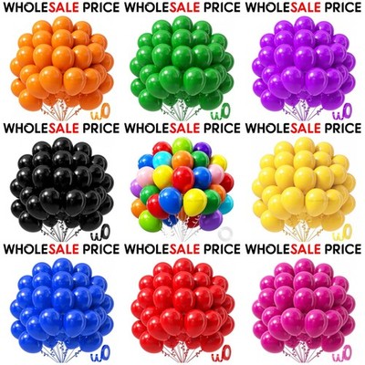 5" 12" Latex PLAIN BALOON BALLONS helium BALLOONS Quality Party ...