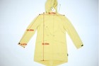 Noize Sibi Medium Raincoat Flax Yellow Full Zip Hooded Rain Jacket ...