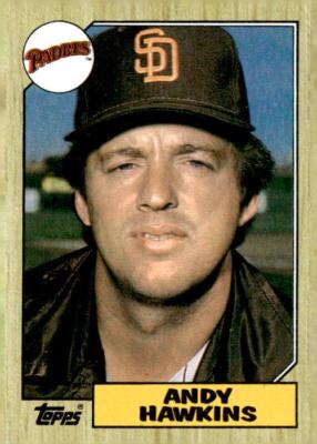 1987 Topps #183 Andy Hawkins | eBay