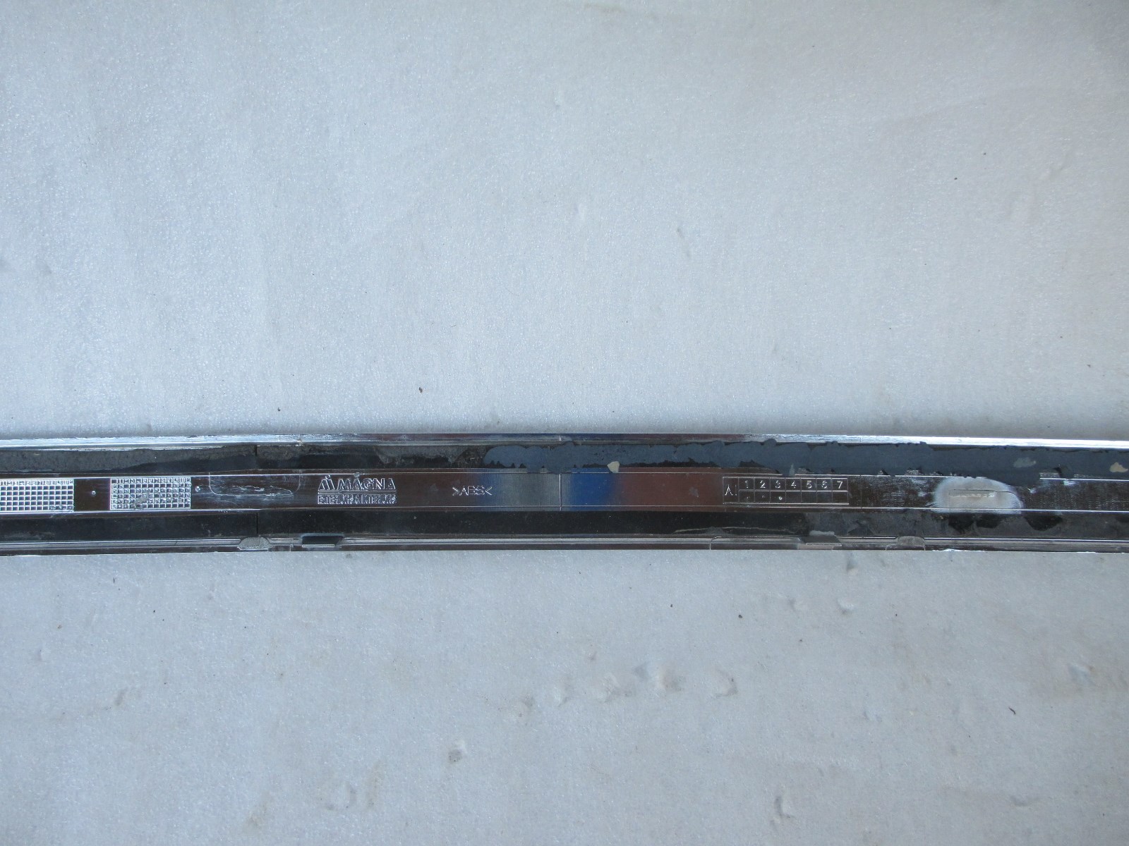 BMW X5 2014 2015 2016 2017 REAR BUMPER CHROME MOLDING STRIPE OEM ...