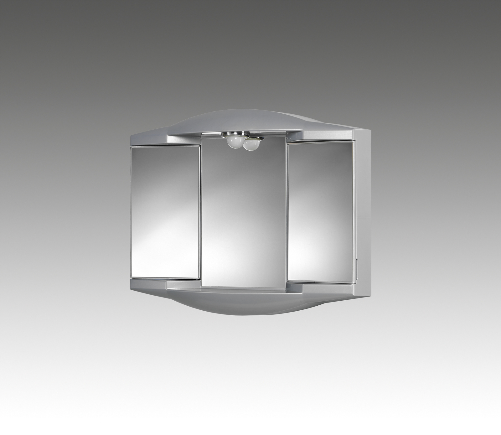 Sieper Spiegelschrank Chico mit Beleuchtung Aluminium oder Weiß Jokey ...