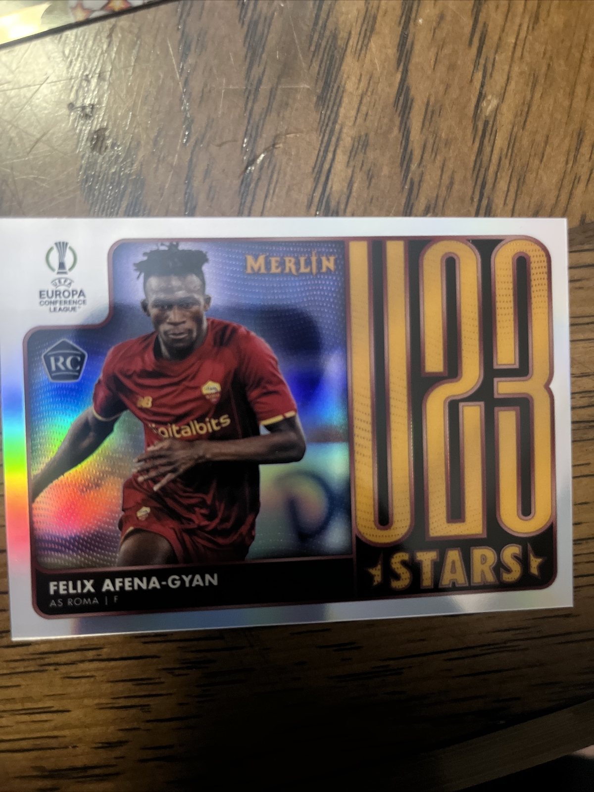 2021-22 Topps Merlin FELIX AFENA-GYAN U23 Stars AS Roma soccer | eBay