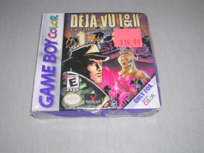 Deja Vu I & II 1 & 2 (Nintendo Game Boy Color GBC) Factory Sealed NEW ...