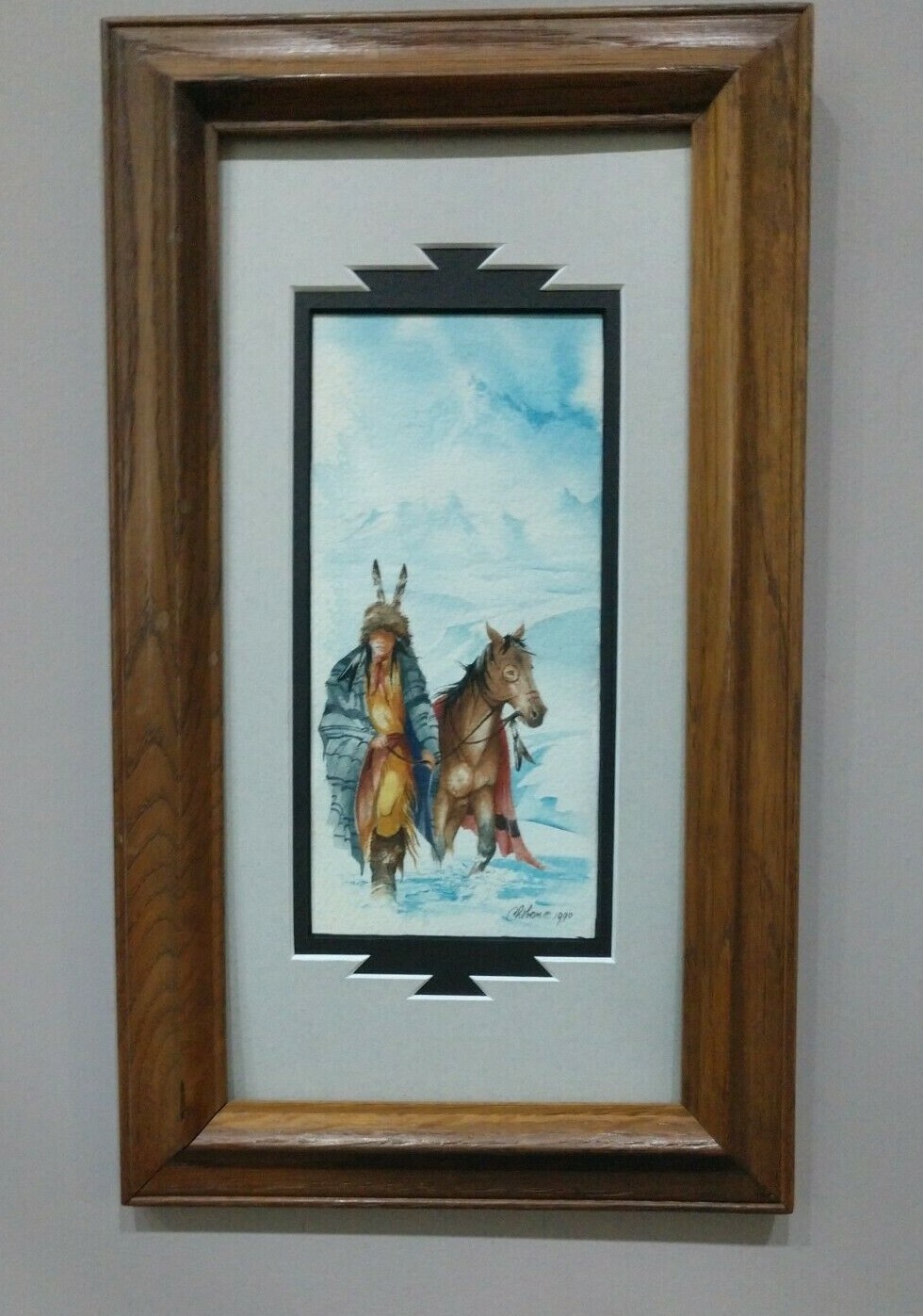 Chebon Decon - Creek Choctaw Artist's Original Watercolor Painting**Not ...