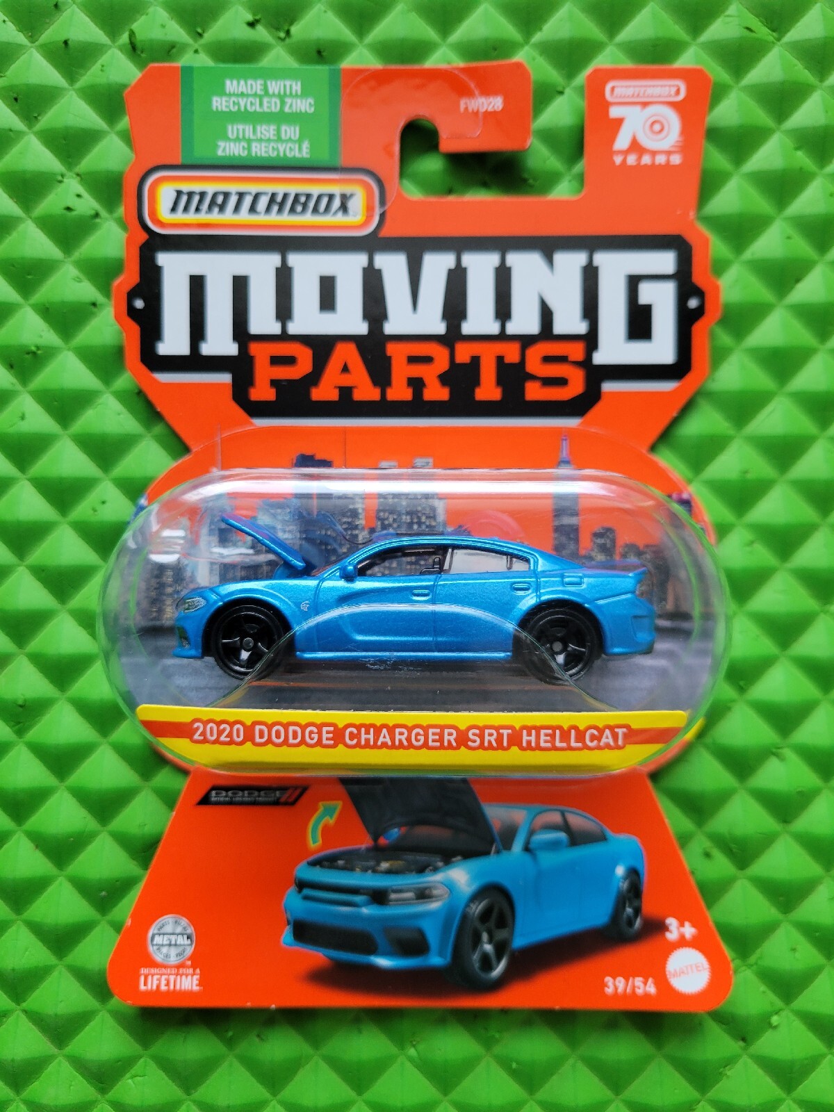 2023 Matchbox Moving Parts 2020 Dodge Charger SRT Hellcat Matchbox 70 ...