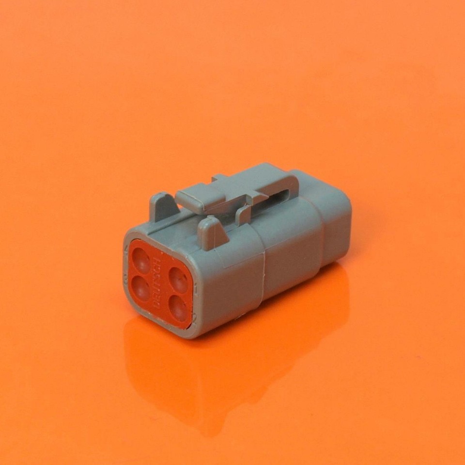Deutsch DTM Series 4 Pin Way Connector Kit Male & Female DTM04-4P ...