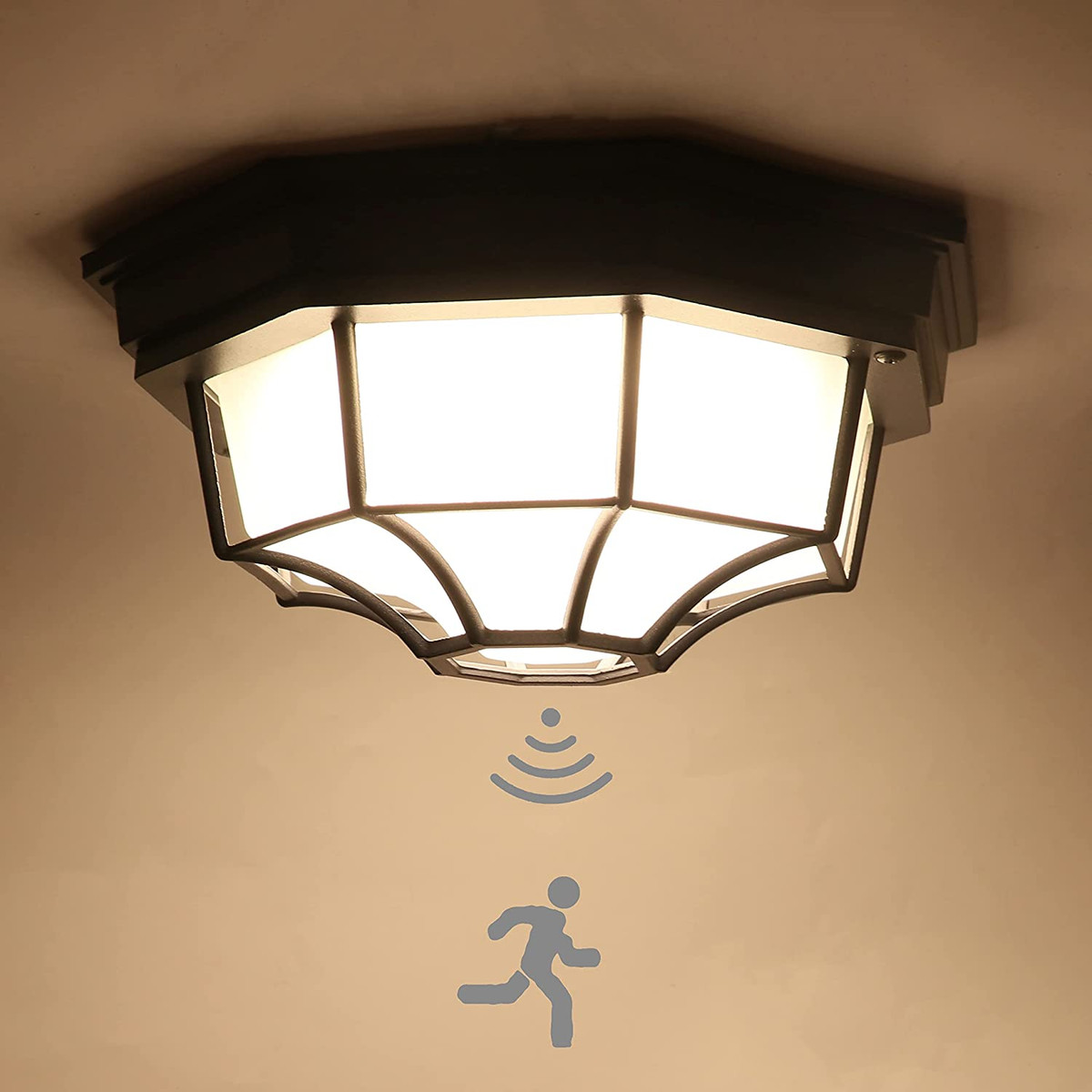 Outdoor Ceiling Lights With Motion Sensors | Shelly Lighting