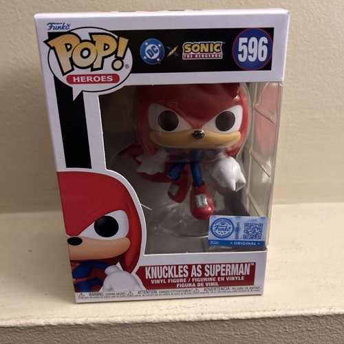 Knuckles as Superman #596 Funko Pop! DC x Sonic the Hedgehog Target ...