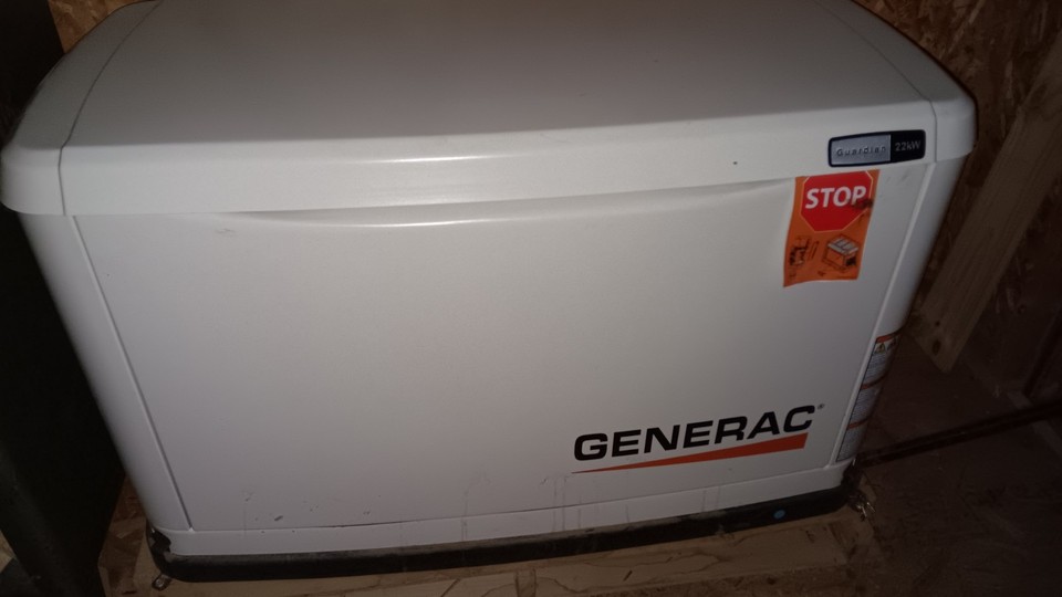 NEW Generac Guardian 22KW Home Standby Generator Open Box Model 70422 ...