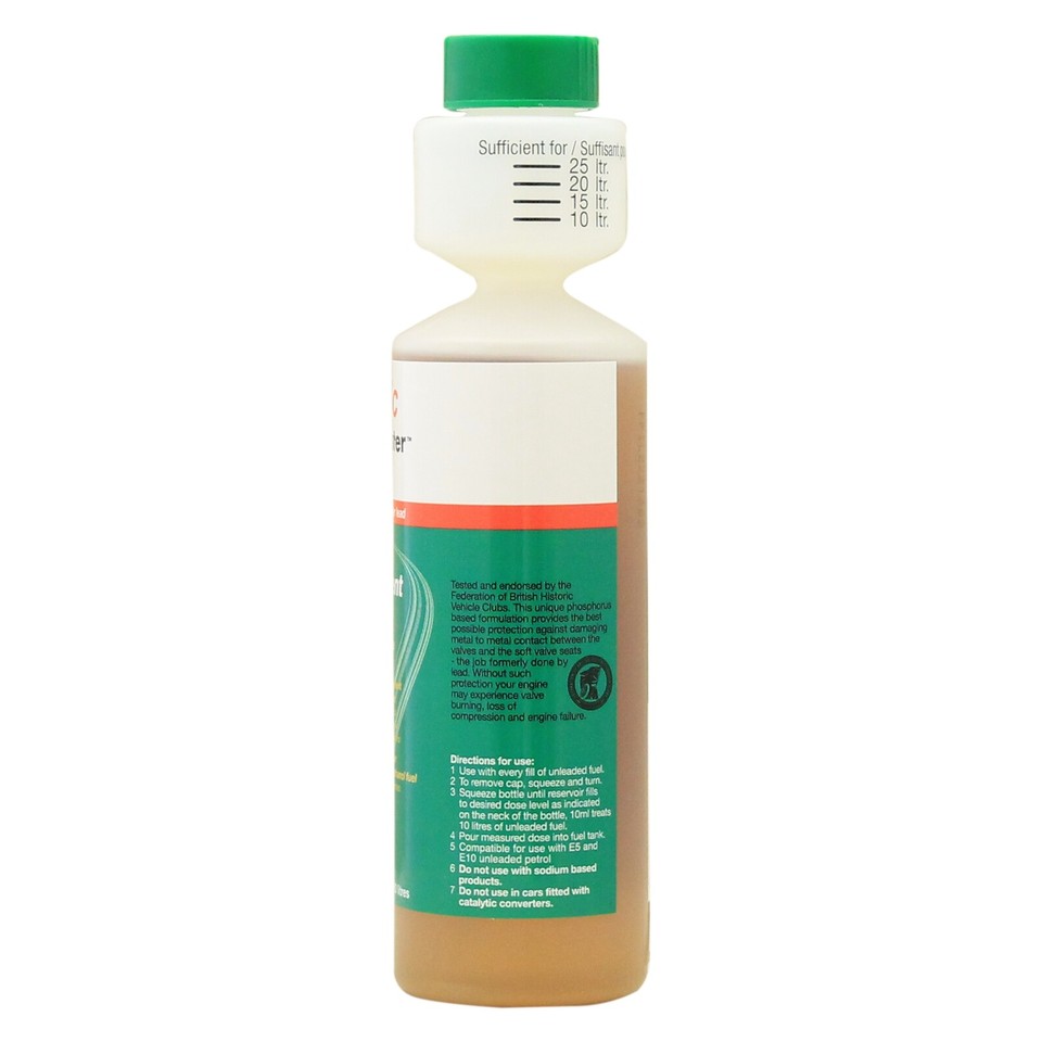 Classic Valvemaster Lead Replacement Fuel Petrol Additive 250ml Treats ...