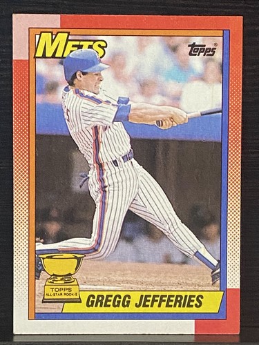 1990 Topps Baseball Card #457 Gregg Jefferies Mets All Star Rookie SR ...