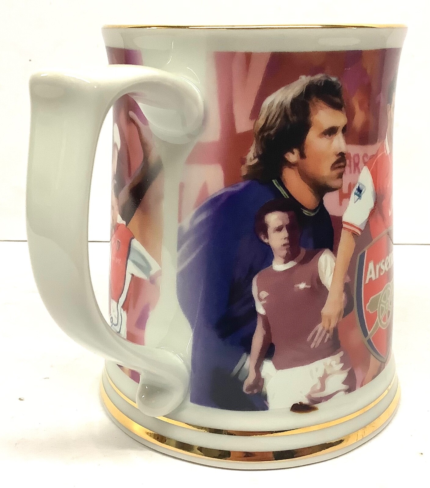 Arsenal Heroes Danbury Mint Tankard Thierry Henry Tony Adams Dennis ...