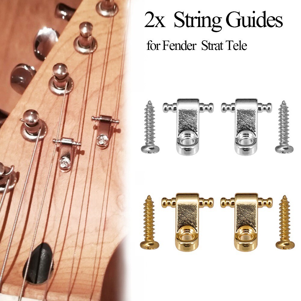 1 Pair Electric Guitar String Trees-Retainer Guides For Fenders TELE ST for | eBay