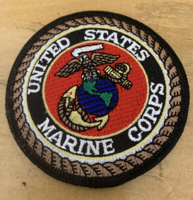 UNITED STATES MARINE CORPS 3 1/8” Round Patch Red/white/blue/gold | eBay