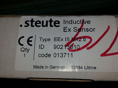 NEW STEUTE Inductive EX Sensor EEx IS M12 B ID 90213010 | eBay
