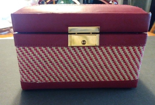 Traveling Jewelry Box, Locks, with separate container | eBay