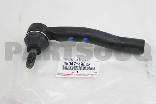 4504749045 Genuine Toyota END SUB-ASSY, TIE ROD, LH 45047-49045 | eBay