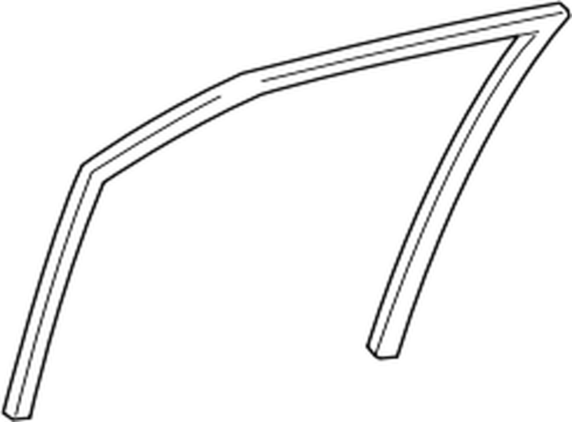 68141-53040 Toyota Run, front door glass, rh 6814153040, New Genuine ...