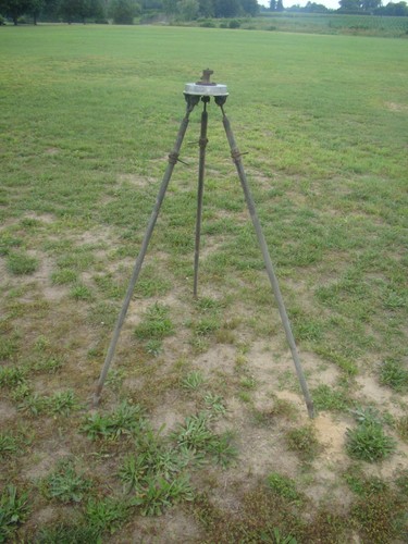 Antique Vtg Surveyor Transit Level Compass Metal Tripod Stand ONLY ...