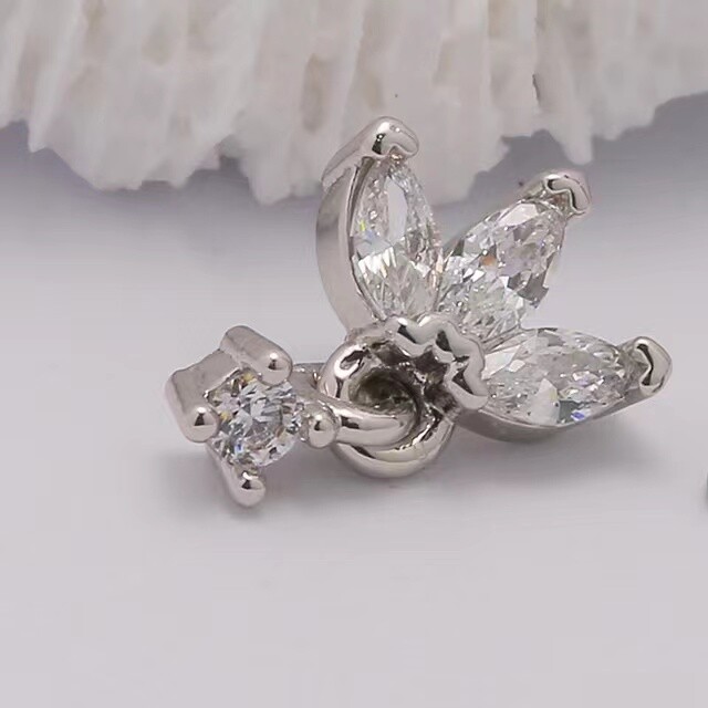 1PC Titanium Micro Dermal Anchor Piercing Base Surface Skin Diver Body ...