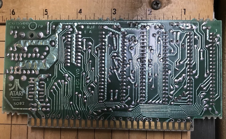 Atari 400/800 CPU PCB TESTED WORKING with GTIA and SALLY 6502C USA NTSC ...