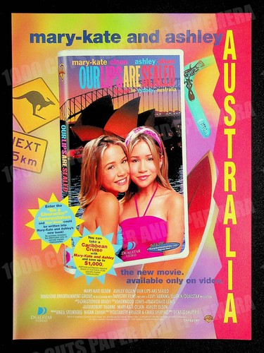 Our Lips Are Sealed Mary-Kate & Ashley Dualstar 2000 Print Magazine Ad ...