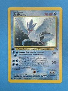 Articuno 1999 Fossil #02/62 1st Edition Holo Price Guide - Sports Card ...