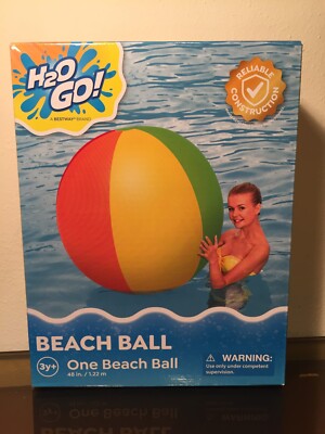 H2O Go 48" Huge Inflatable Beach Ball **Brand New** | eBay