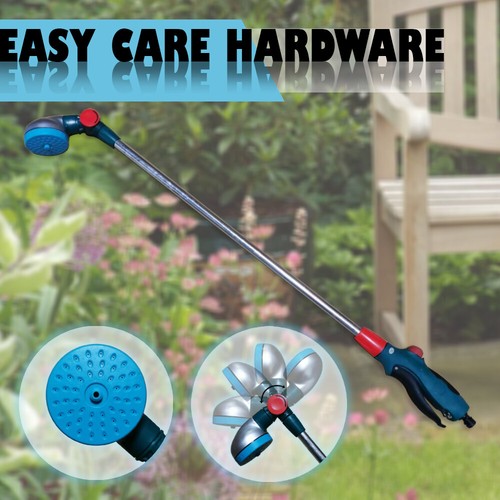 2 Dial Long Reach Garden Spray Lance Water Sprayer Hose Pipe Gun Wand ...
