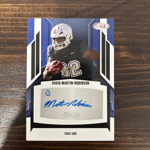 David Martin-Robinson 2024 Sage High Series Black Parallel AUTO ...