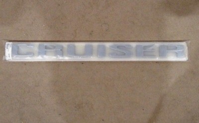 CROSSROADS 2014 CRUISER SL24 RV SIDE LOGO 38"X3"X1/8" 3D CHROME EMBLEM ...