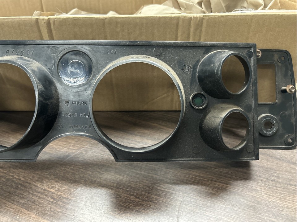 79-81 CAMARO Z28 ORIGINAL DASH GAUGE CLUSTER BEZEL TRIM 476637 | eBay