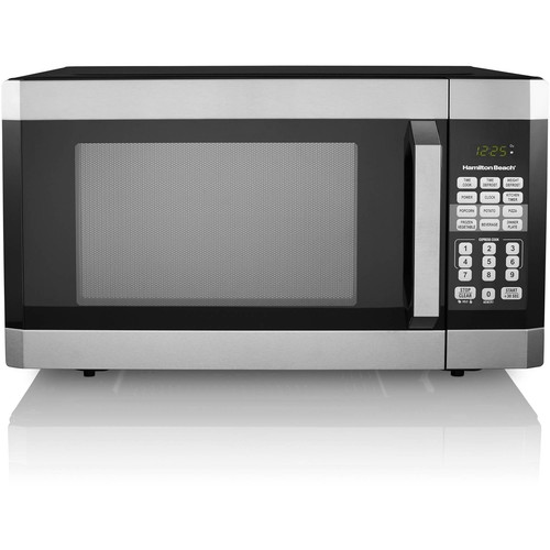 1100 Watt 1.6 Cu. Ft. Digital Microwave Oven Stainless Steel Digital ...