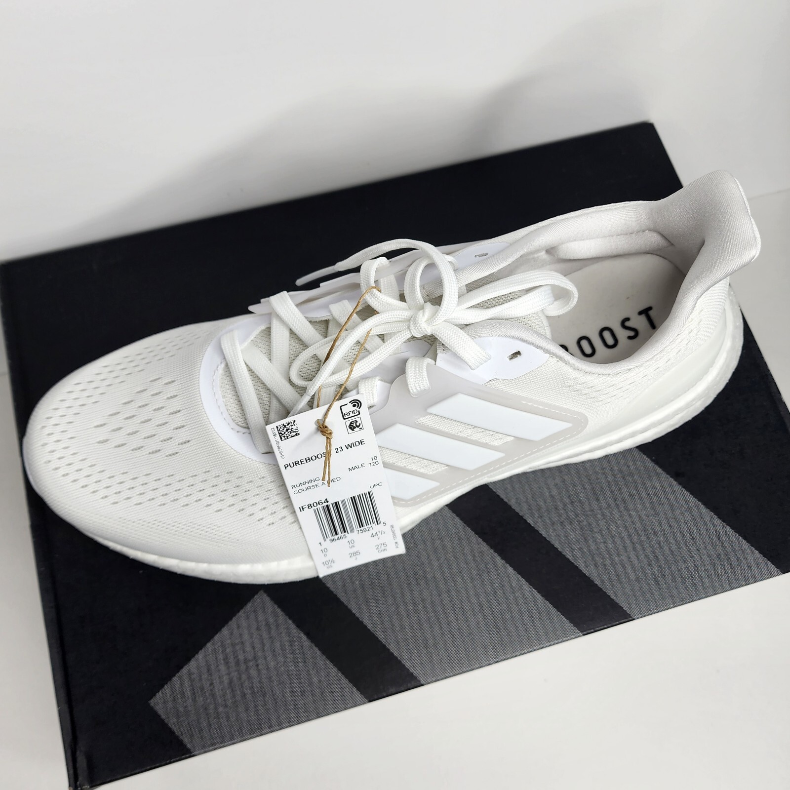 adidas Pureboost 23 Footwear WIDE White Men Road Running Shoes IF2374 ...