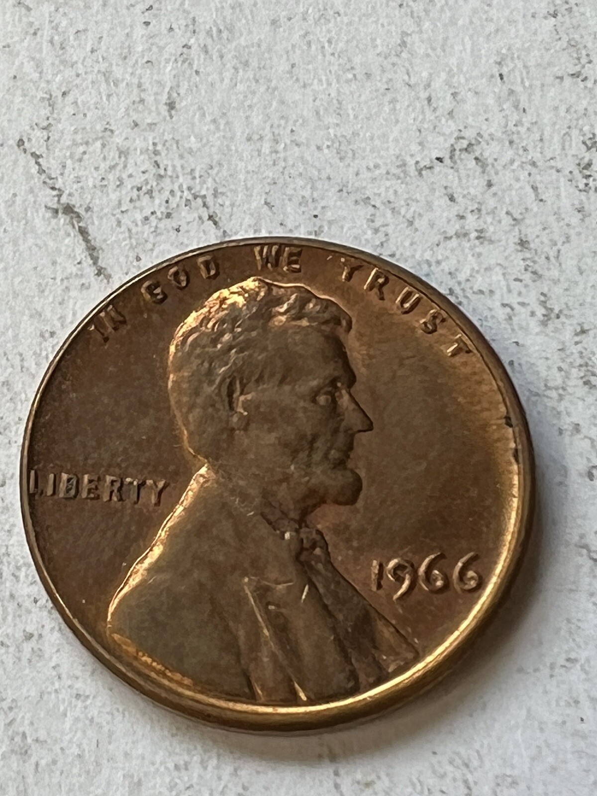 1966 Lincoln Penny (High Luster) No Mint Mark | eBay