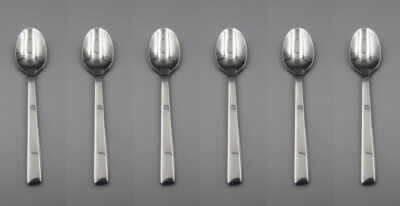 Oneida Stainless Flatware - CHEFS TABLE Teaspoons - Set of Six New | eBay