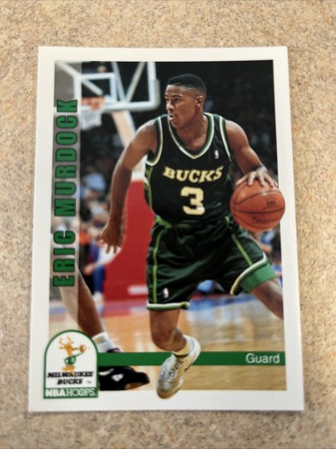 1992-93 Eric Murdock NBA Hoops #420 Rookie Card Milwaukee Bucks | eBay