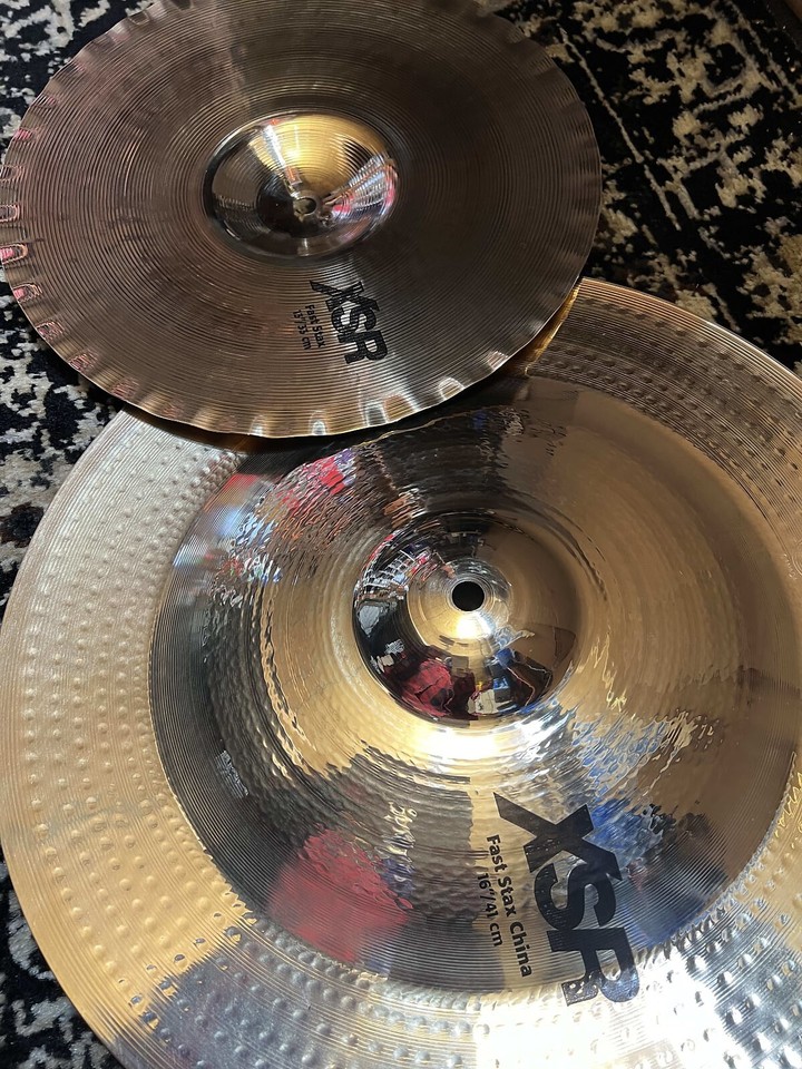 Sabian 13"/16" XSR Fast Stax Cymbals (Pair) - Brilliant | eBay